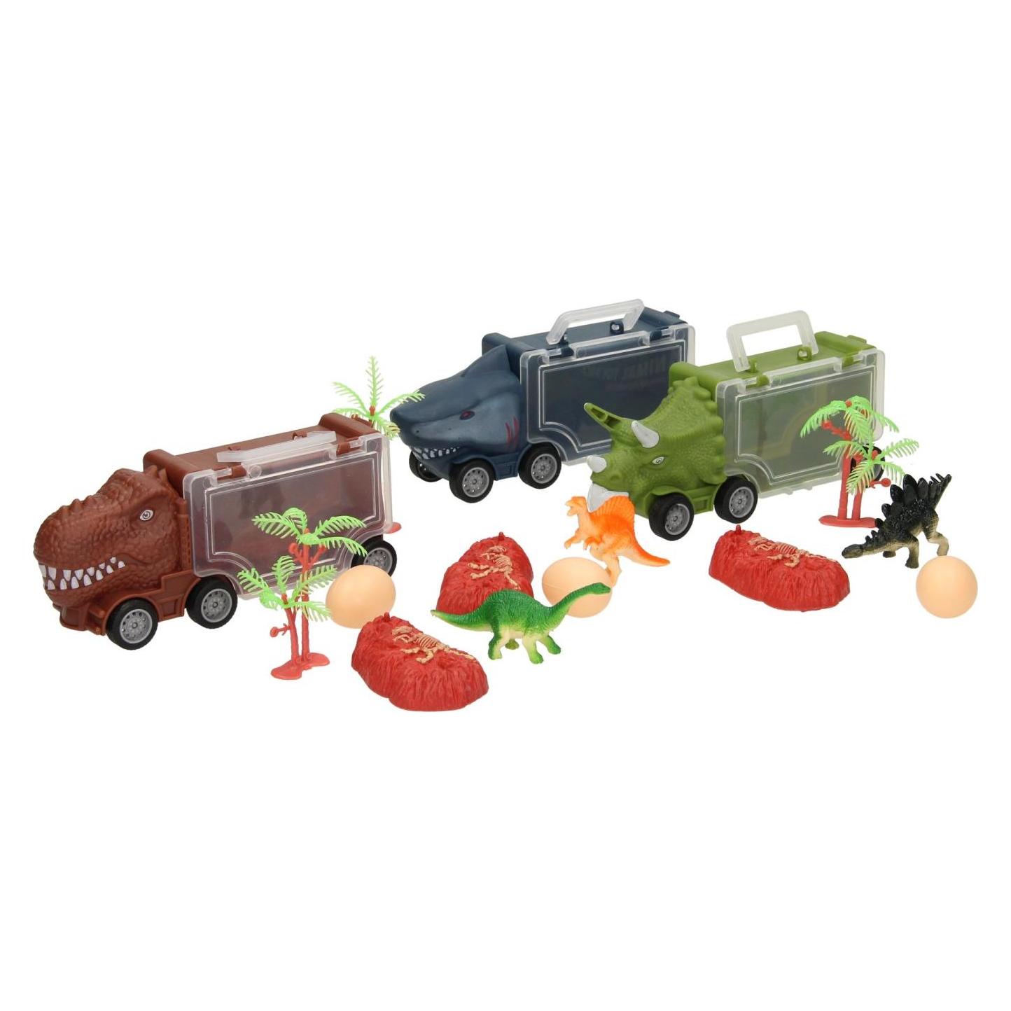 Lobbes Dinosaurier- und Hai-Truck-Set, 3-tlg. - acheter sur Galaxus