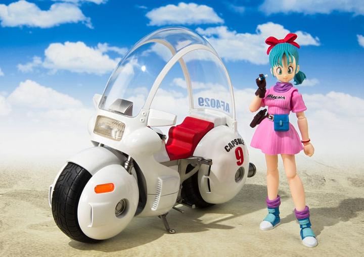 Tamashii Nation Dragon Ball S.H. Figuarts Fahrzeug mit Figur Bulma's ...