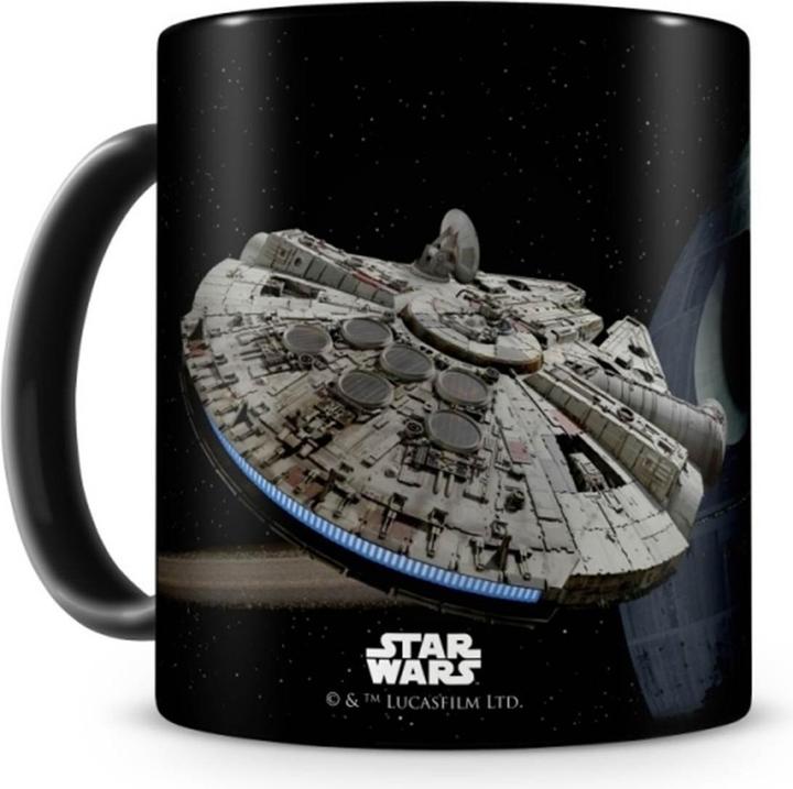SD Toys Star Wars Mug Millenium Falcon Vs Death Star Ceramic - Galaxus