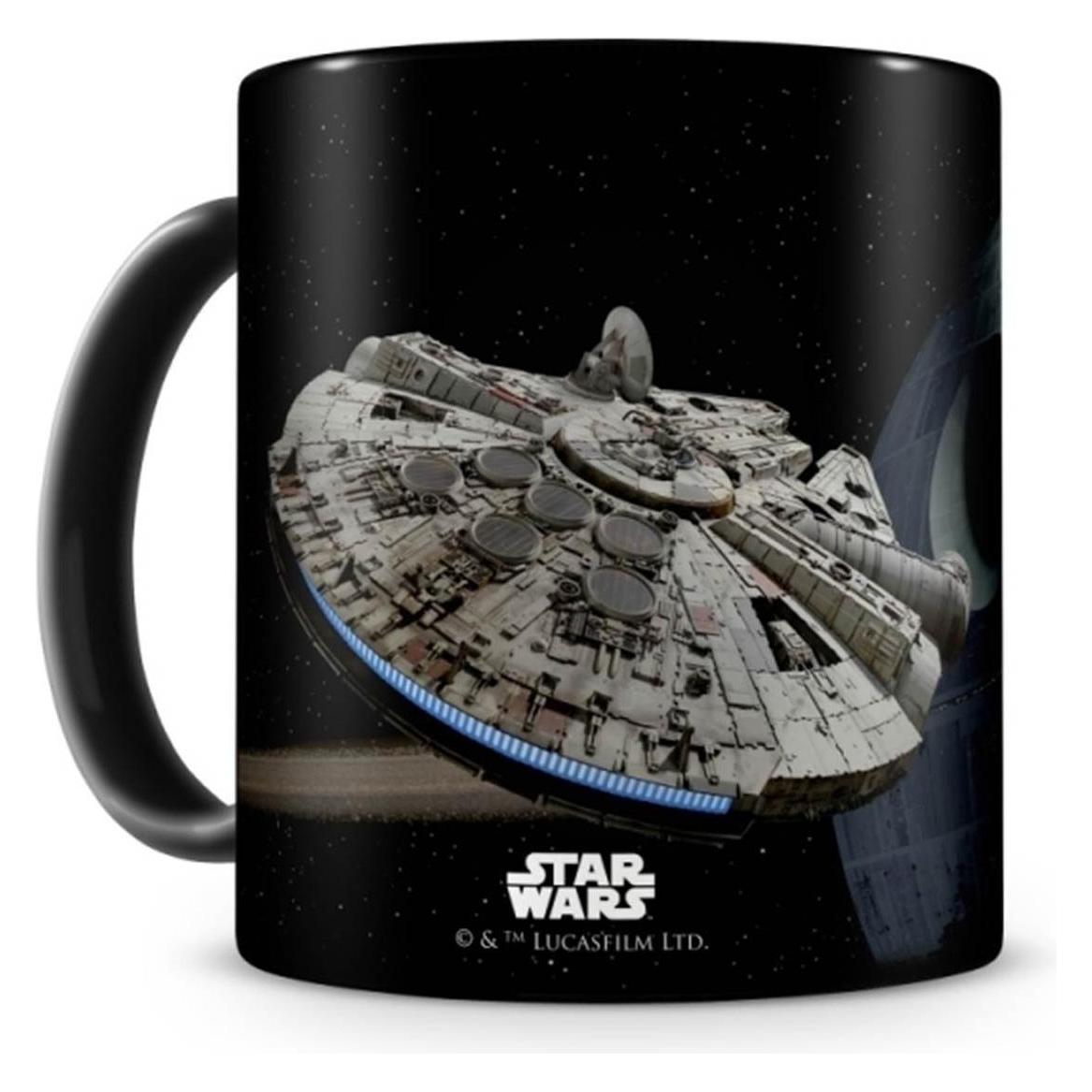 SD Toys Star Wars Mug Millenium Falcon Vs Death Star Ceramic - Galaxus