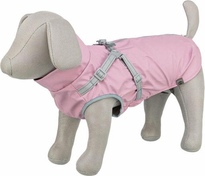 Trixie Pontis Rain coat with harness, S: 40 cm, pink - Galaxus