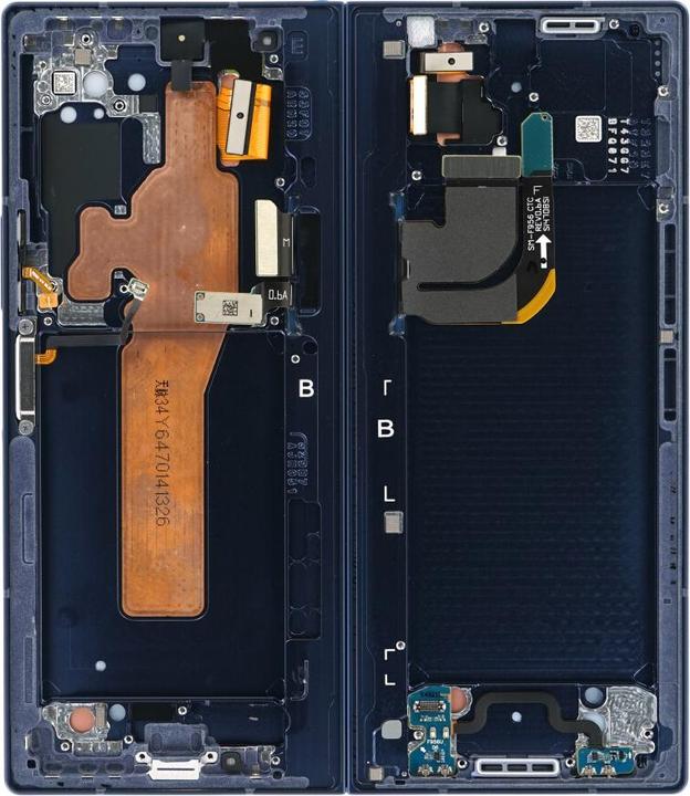 Samsung Display + frame SM-F956B Galaxy Z Fold6 5G navy blue GH82-35042C