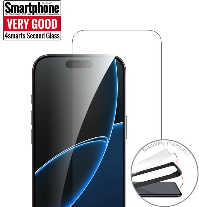 4smarts Second Glass, Apple, iPhone 17 Air, Transparent, 1 pc(s) - Galaxus