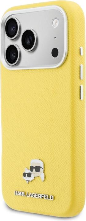 Karl Lagerfeld Case Karl & Choupette Head Pins Saffiano MagSafe for ...