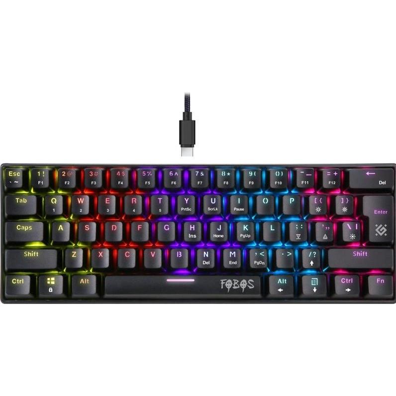Defender Wireless mechanical gaming keyboard FOBOS GK-011 MECHANIC BT ...