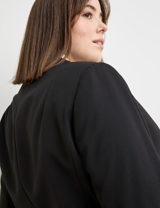 Samoon Klassischer Blazer mit Paspeltaschen Blazer Langarm gefüttert ...