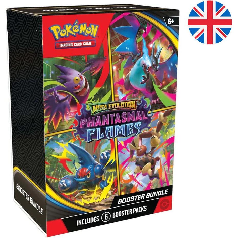 Pokémon English Pokemon Phantasmal Flames Booster Bundle Collectible ...