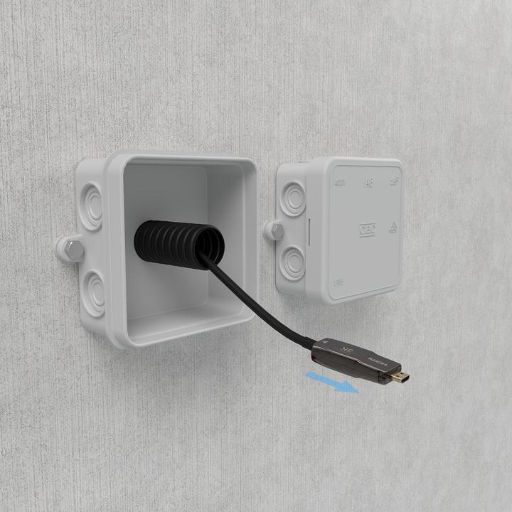 Aisens CABLE HDMI V2.1 OPTICO ACTIVO AOC DESMONTABLE 8K60HZ M/M 40M ...