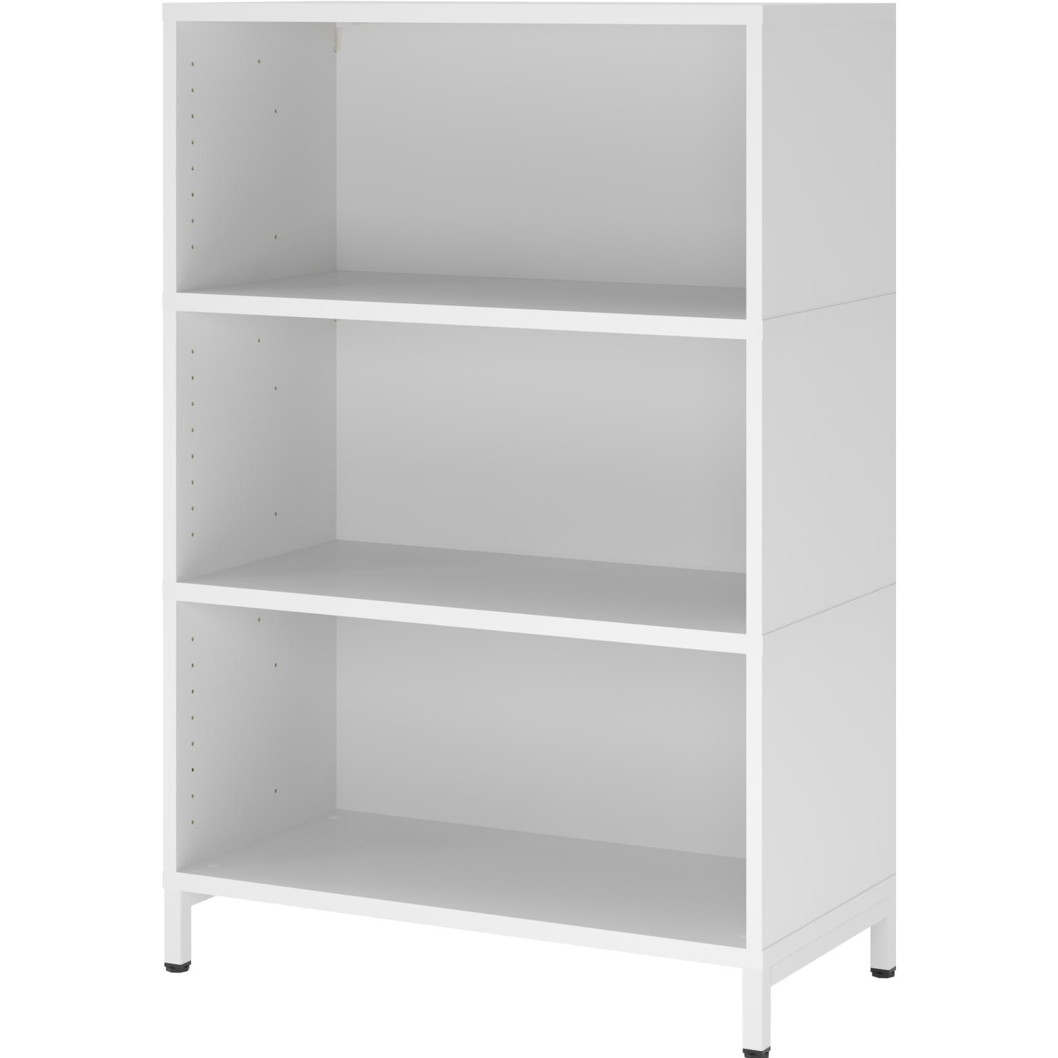 Hammerbacher Regal, 3OH, Sockel, weiss - kaufen bei Galaxus