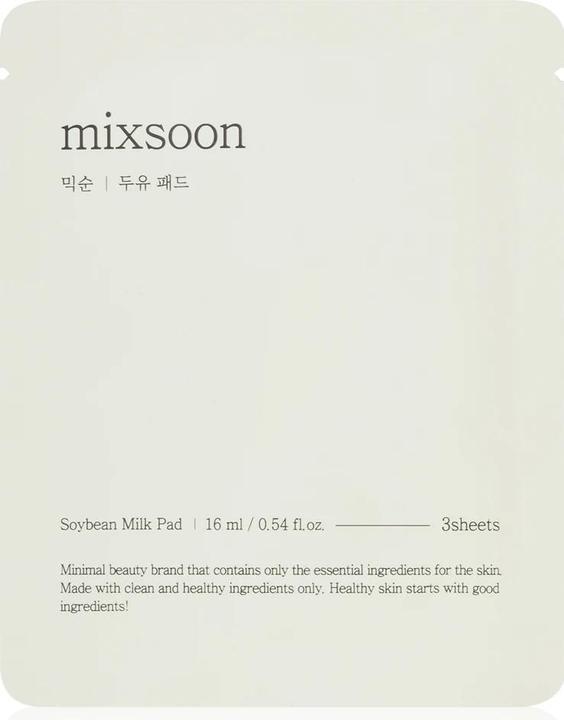 Mixsoon Sojamilch-Pad pH-Balanced Soothing Sheet Mask für Feuchtigkeit ...