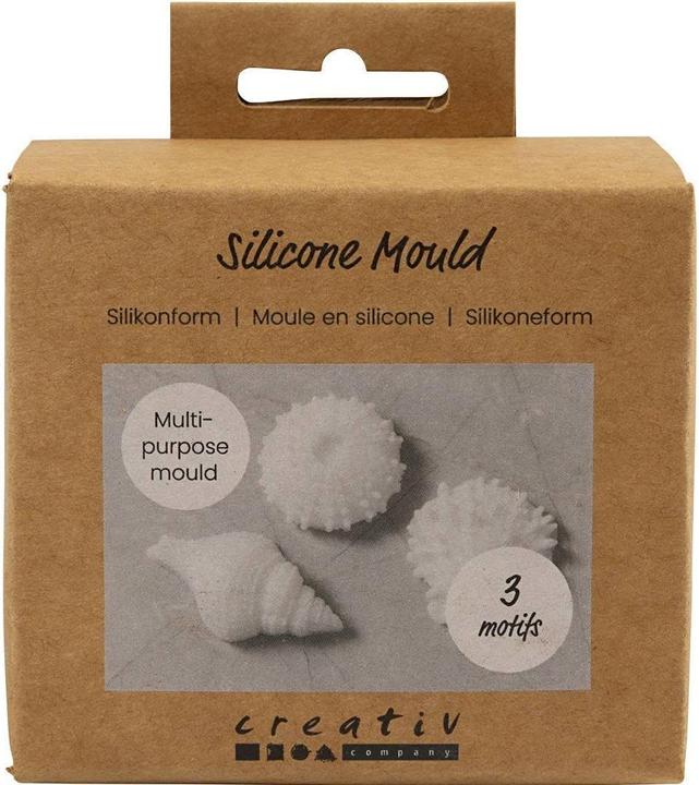Zubehör für Creativ Company Silikon Form Muscheln 3 Stück, Volumen: ml ...
