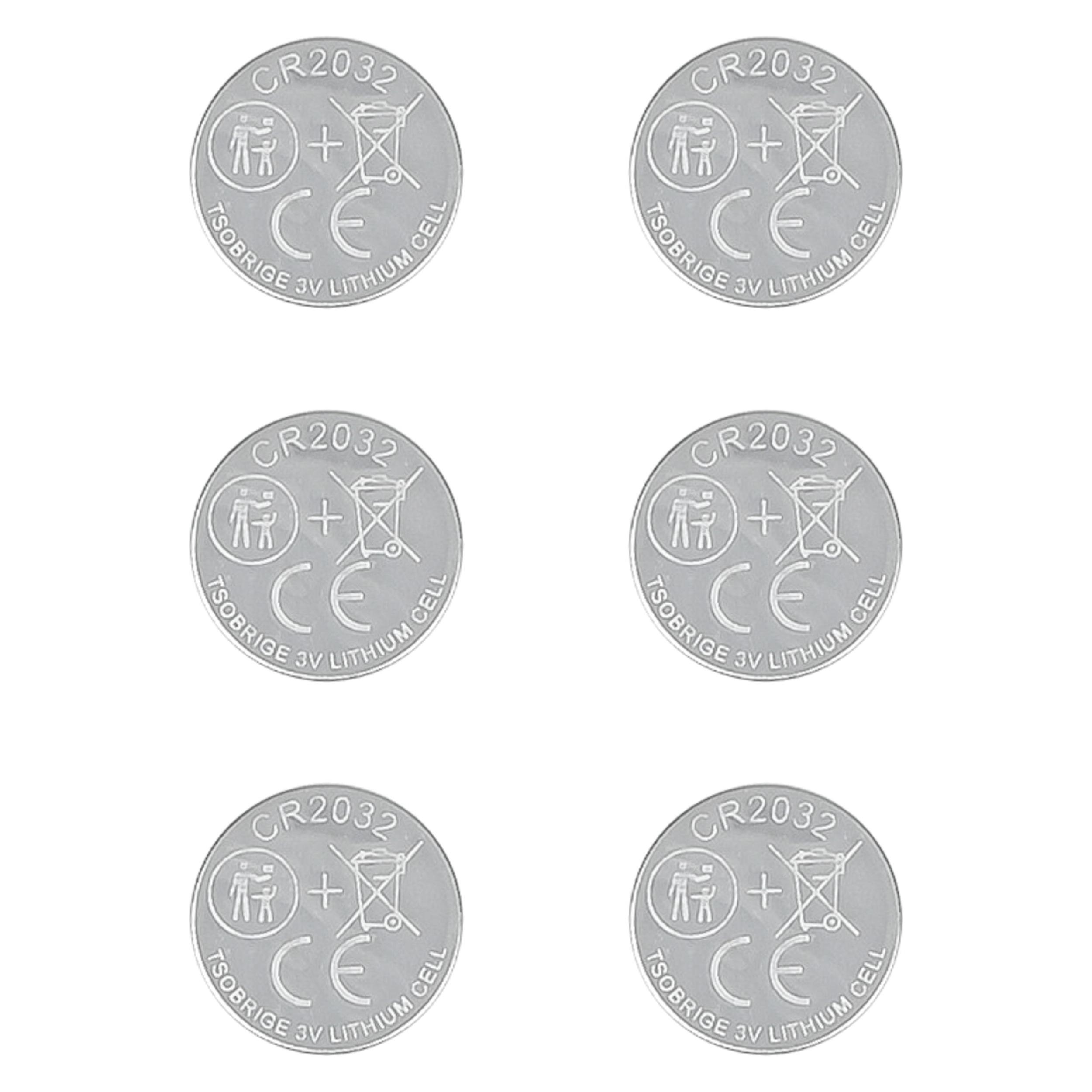 Benson Button cell battery 3V CR2032 lithium 6 pcs - buy at Galaxus