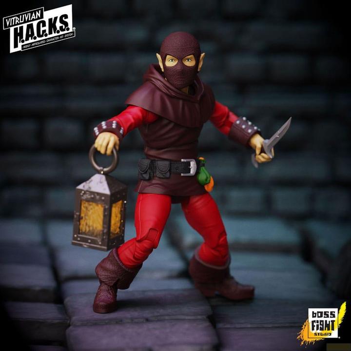 Boss Fight Studio Vitruvian H.A.C.K.S. Actionfigur Halfling Scout Dwynn ...