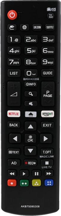 Azurano Remote control for LG AKB75095308 for 2017 LG Smart TV of the ...