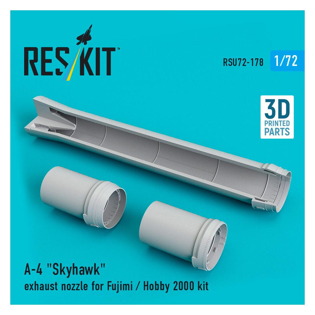 ResKit A-4 Skyhawk exhaust nozzle for Fujimi / Hobby 2000 kit (3D Printed)