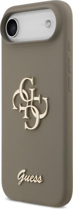 Guess 4G Silicone Script Big Metal Logo Case für Apple iPhone 17 Air ...