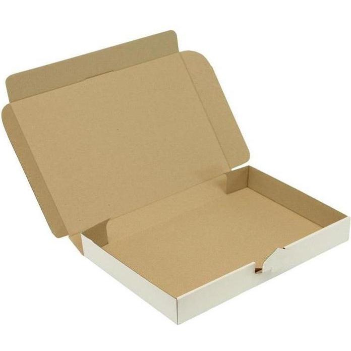 Transpak Hinged box 1-wall dimensions 338x230x42mm C4 1.2E white push ...