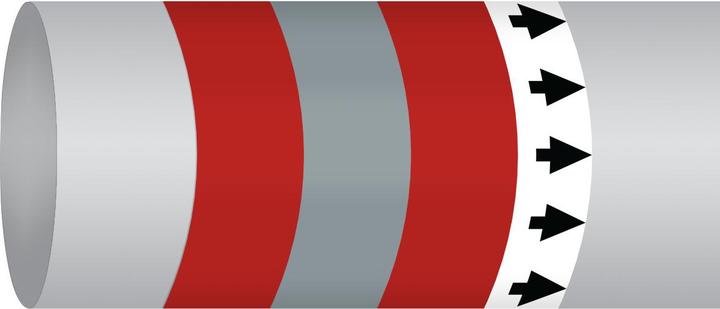 Brady B-7541, ISO 14726 IMO pipe markers - Fire fighting gas (e.g. CO2 ...