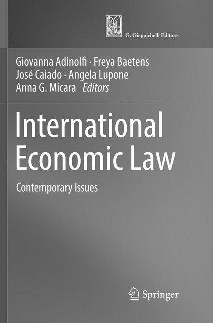 Springer International Economic Law - kaufen bei Galaxus