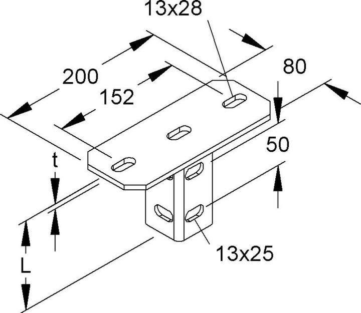 Niedax NIE KU6040 Schraubkopfplatte fÃ¼r U 6040 Profil feuerverz.DIN EN ...
