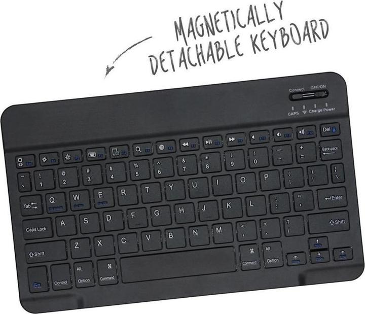 Accezz QWERTY Bluetooth Keyboard Bookcase Samsung Galaxy Tab A9 8.7 ...