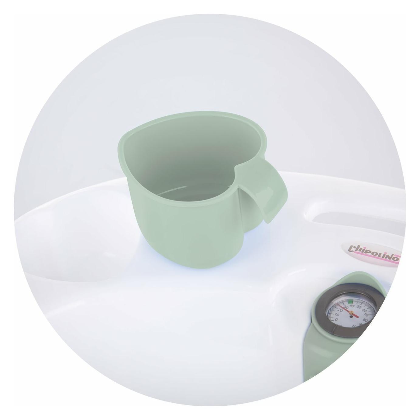 Chipolino Badewanne mit Matte und Ständer Vela 87cm Mint
