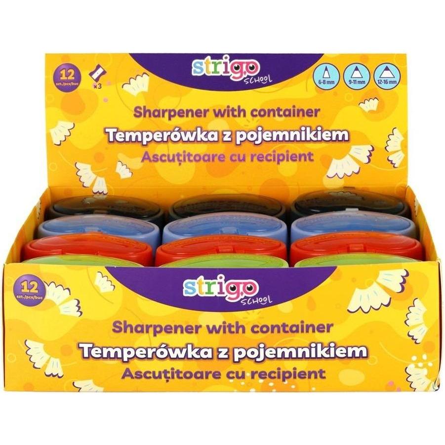 Stigo Bike Dreifach-Spitzer mit Behälter (12 Stück) - Galaxus