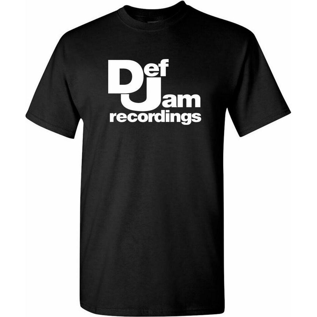 Def Jam Recordings Unisex Adult Classic Logo Cotton T-Shirt (S) - Galaxus