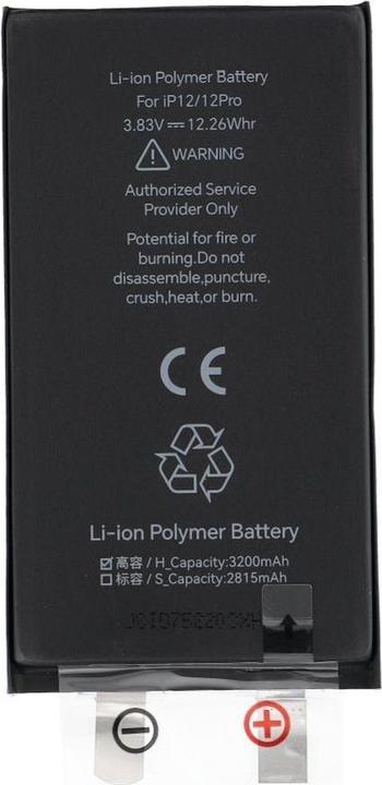 NoName Battery JCID JCID Battery without BMS for iPhone 12 / 12 Pro ...
