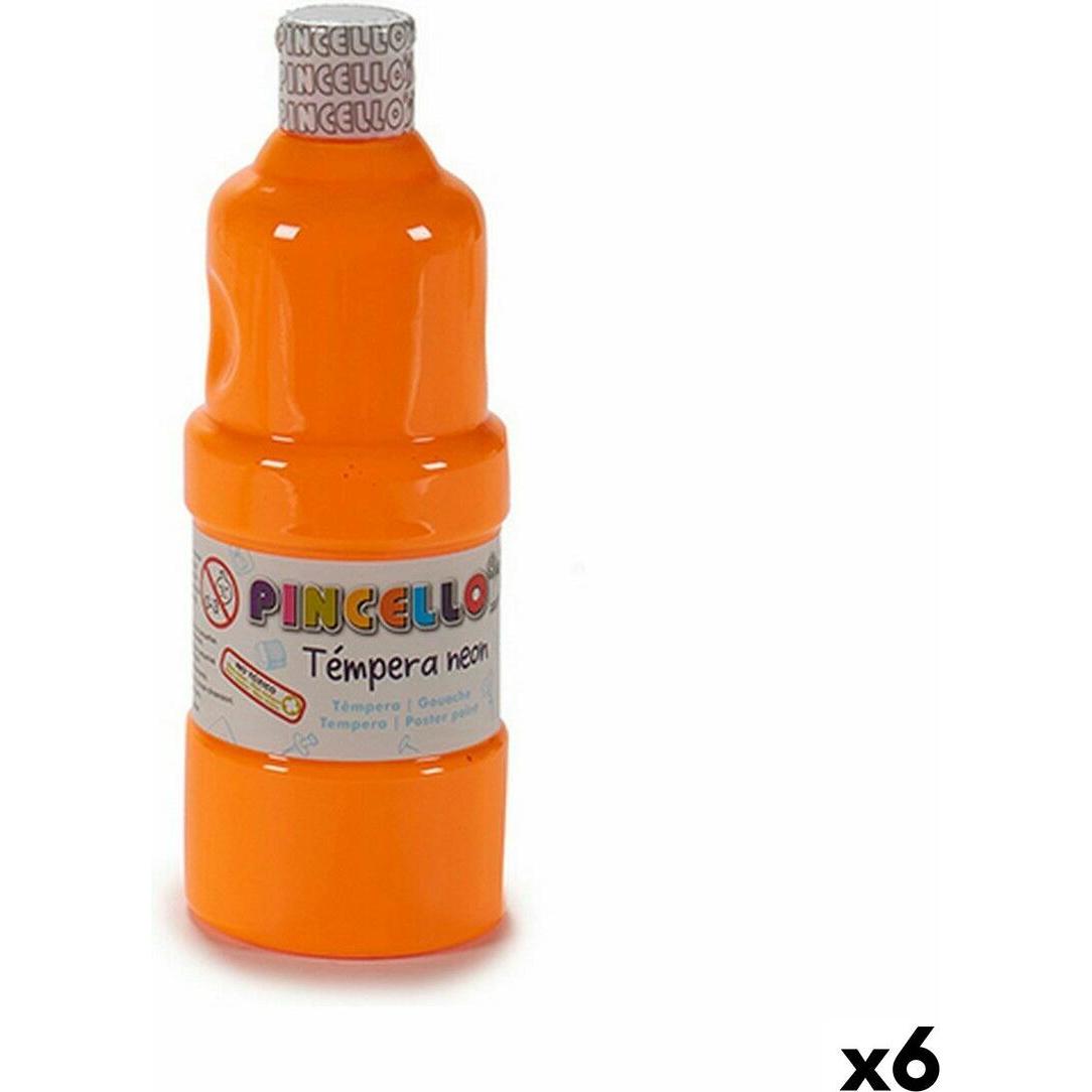 Pincello Tempera Neon Orange 400 ml (6 Stück) - kaufen bei Galaxus