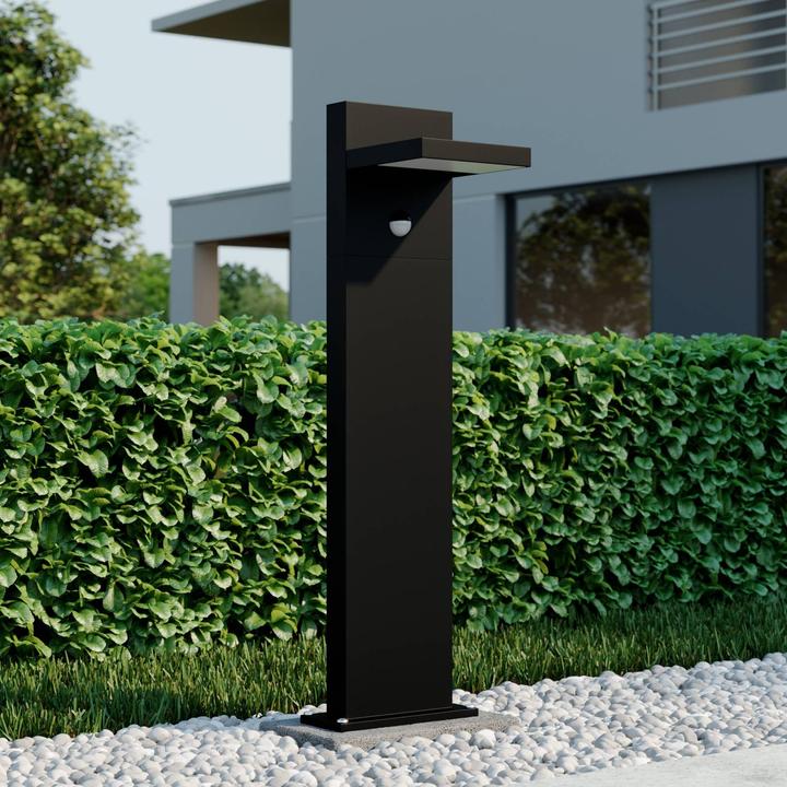 Lucande Silvan Aussen Garten Leuchte w/Sensor Graphite/White - Digitec