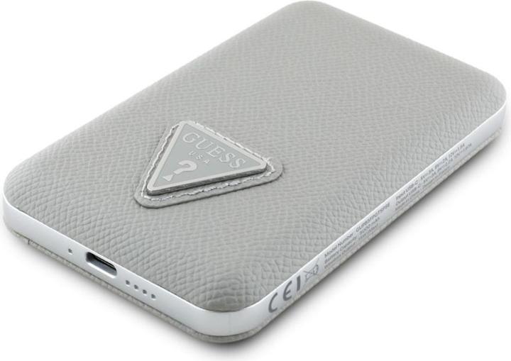 Guess Other goods Grained Triangle Power Bank with MagSafe 5000mAh 15W ...