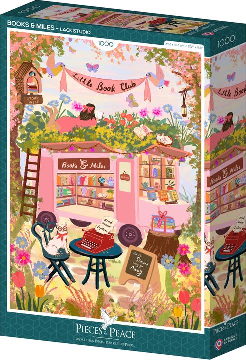 Pieces & Peace Puzzle 1000 pieces Books & Miles - kaufen bei Galaxus ...