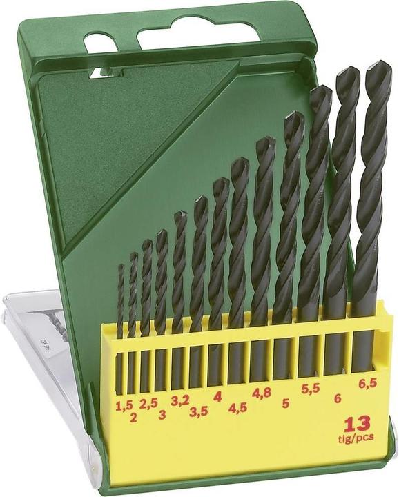 Bosch Metallbohrer-Set HSS-R, 13-teilig, 1,5 - 6,5 mm - Galaxus