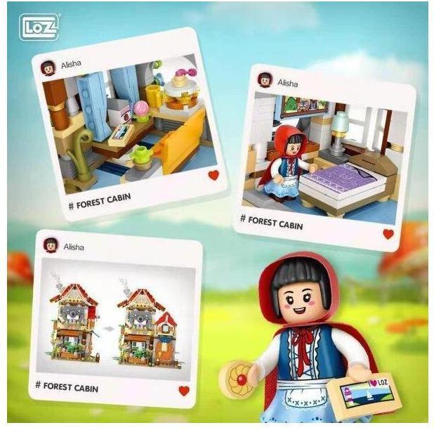 LOZ 1225 - Märchenhaus Rotkäppchen - kaufen bei Galaxus