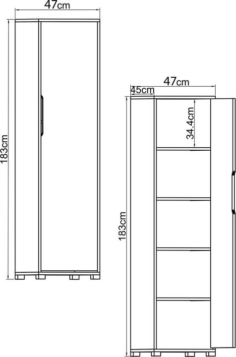 Homitis Flora 47 Wardrobe - kaufen bei Galaxus