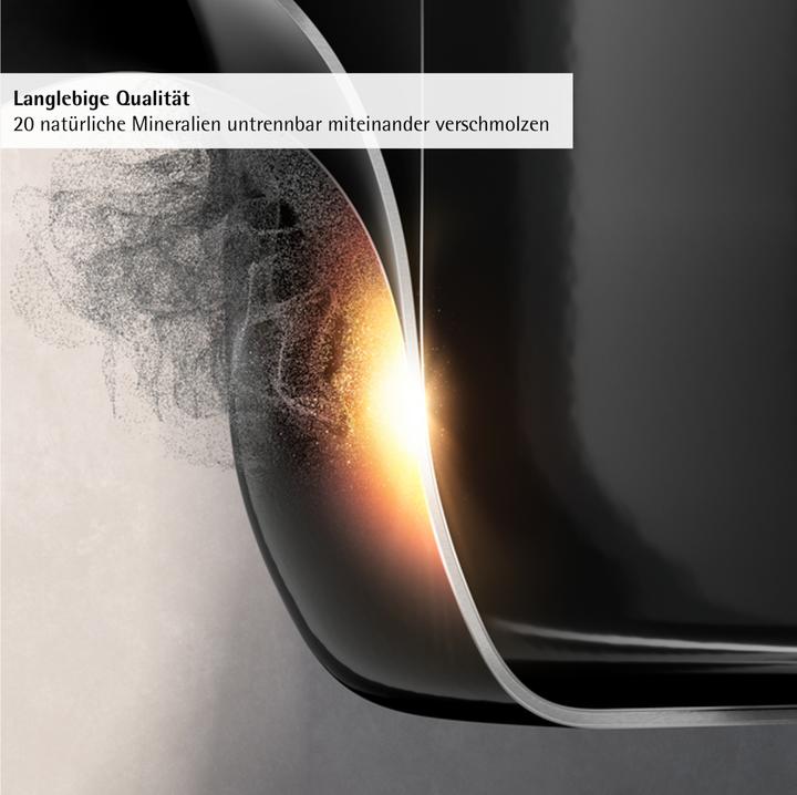 WMF Fusiontec Mineral Pro, Stielkasserolle mit Deckel, 16 cm, Black (16 cm, Stielkasserolle ...