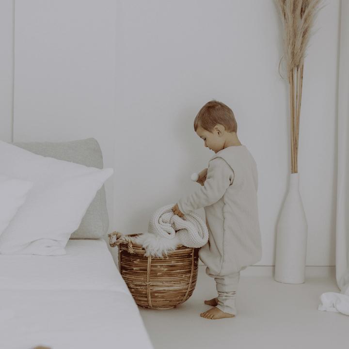 Emma & noah Schlafsack mit Umschlag-Fuss und Ärmel 3.5 TOG (80 cm, 3.5 ...