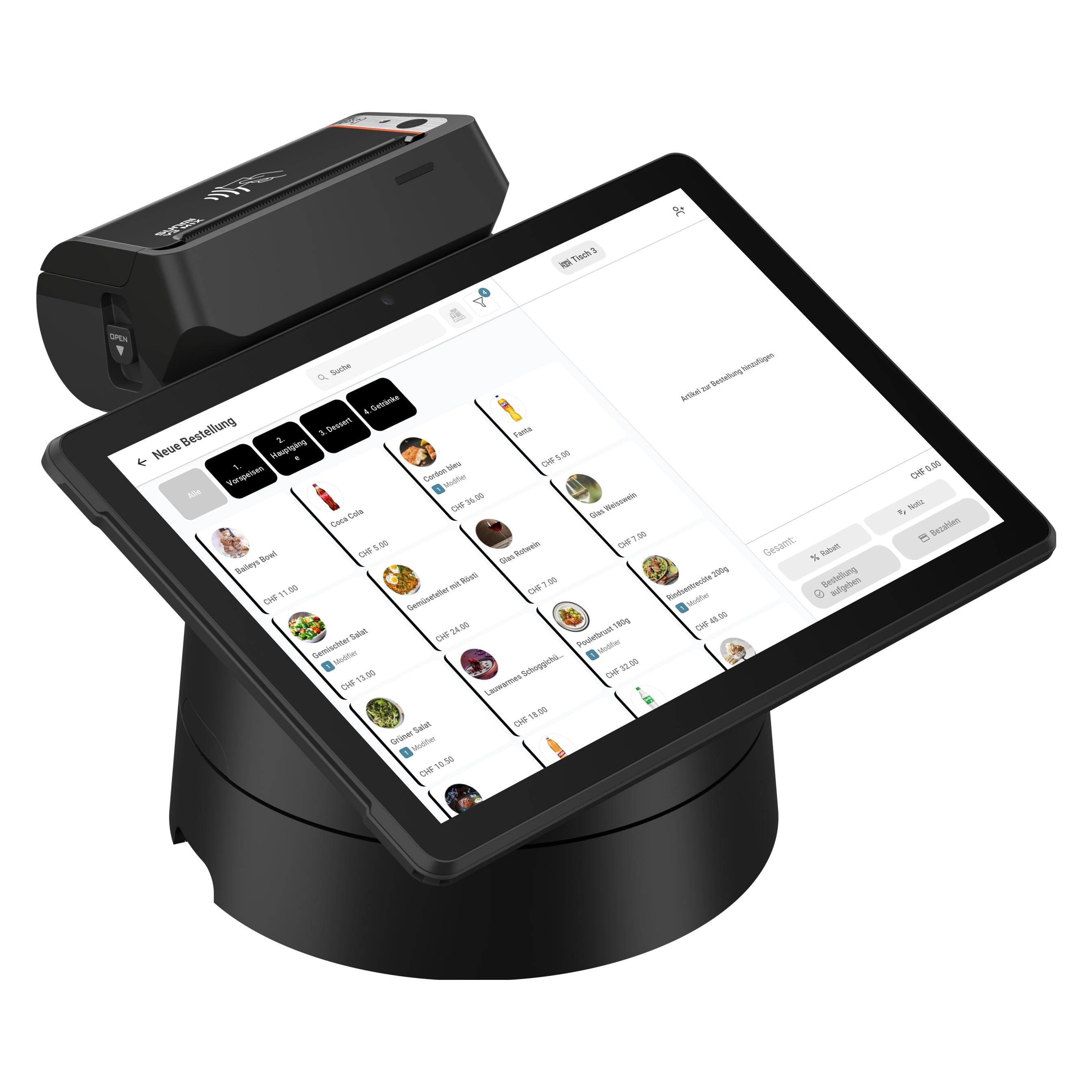 Baso Payyap Kassenlösung SUNMI V3 Mix inkl. Drucker, Scanner ...