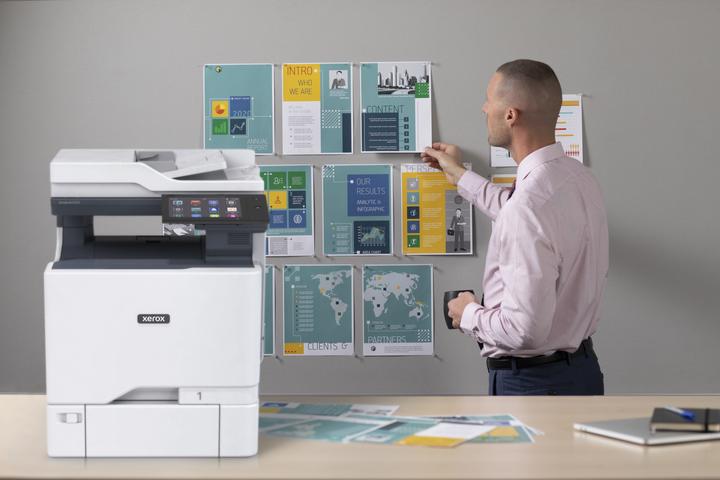 Xerox VersaLink C625DN (grau/blau, USB, LAN, Scan, Kopie, Fax) - Galaxus