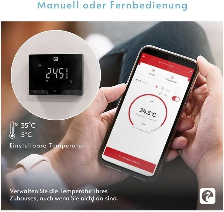 FarmaMed Garza 401267 Smarthome Smart WiFi thermostaat voor boiler en ...