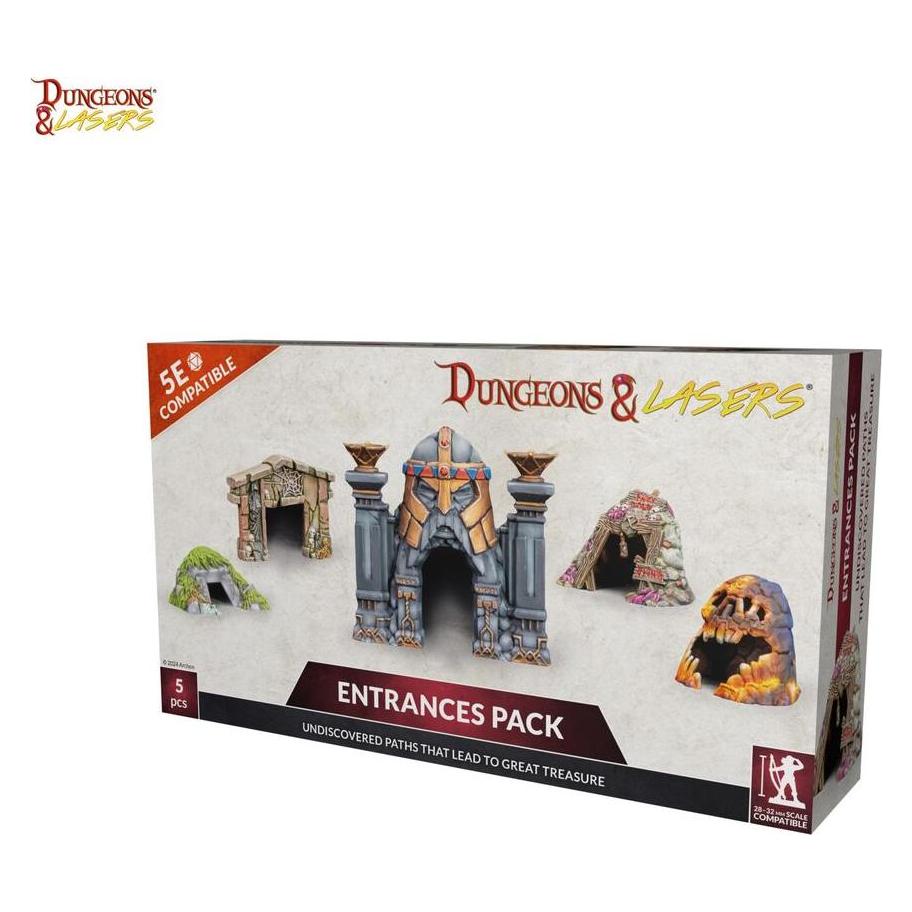 Archon Studio Dungeons & Lasers Expansion Set: ENTRANCES PACK - Galaxus