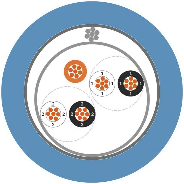 Lapp 1032423/100 Datenleitung UNITRONIC® RE-2Y(ST)YV Blau 100 m - Galaxus
