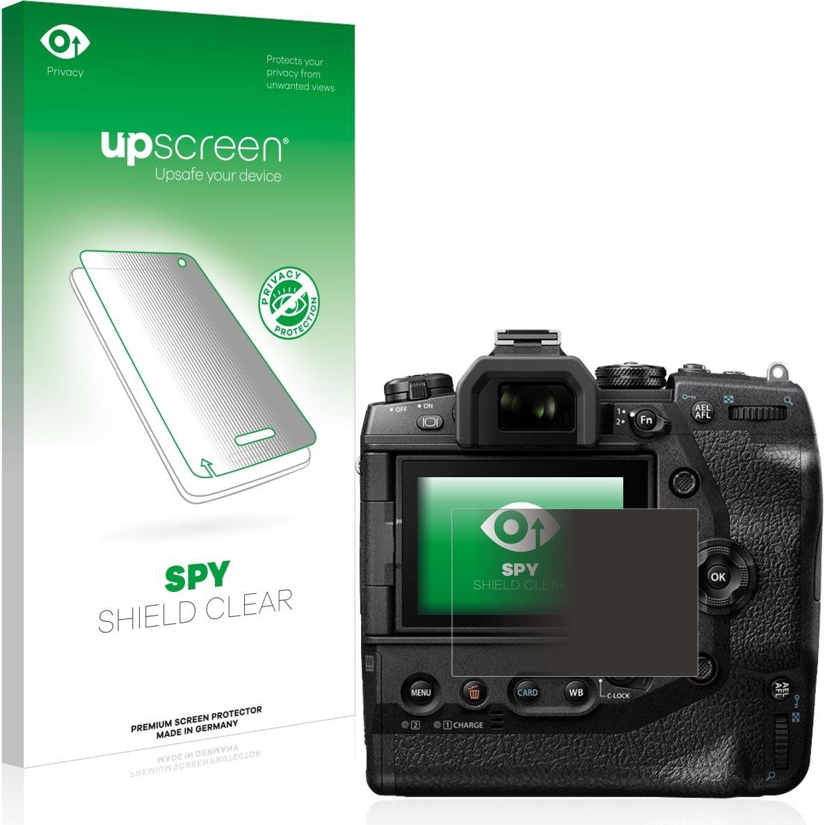 upscreen Sichtschutzfolie für Olympus OM-D E-M1X Anti-Spy Privacy Folie ...
