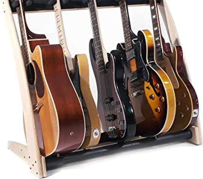 Ruach Adjustable 5-Way Guitar and Case Rack Holder - buy at Digitec