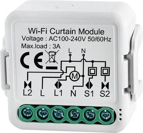 Netplus NPLLCS01-1C - Smart Shutter Switch Module 1-channel Wi-Fi - Digitec