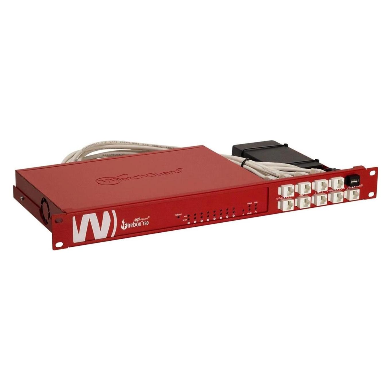 Rackmount.IT 1U+, 9 x RJ-45 f/ WatchGuard Firebox T80 - Galaxus