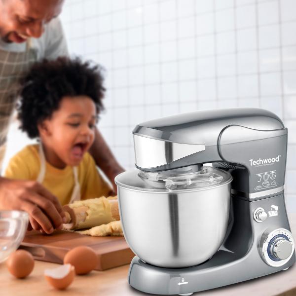 Techwood TRO1058 - Keukenmachine - Staande Mixer - 5 L - 1000 Watt