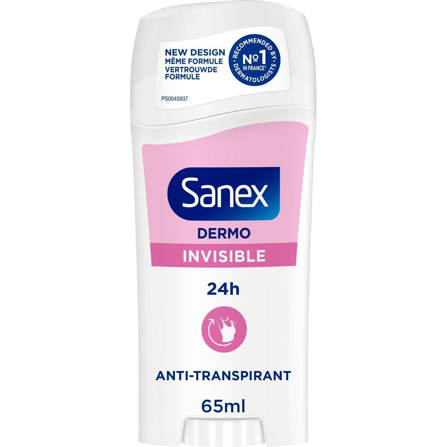 Sanex Deostick Dermo Invisible 65 ml, 24 h Frische & Schutz vor ...