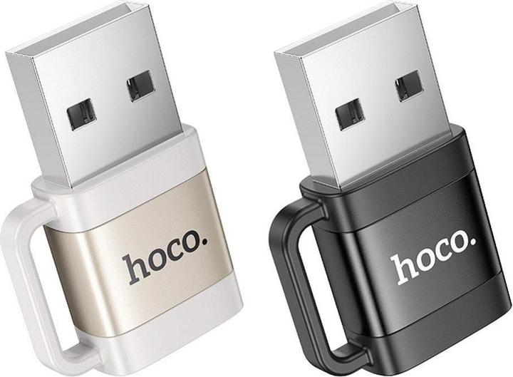 Hoco Cable adapter OTG USB A (male) to Type C (female) 3A UA31D black ...